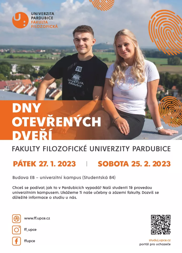 1. Den otevřených dveří FF UPCE 2023 | Univerzita Pardubice
